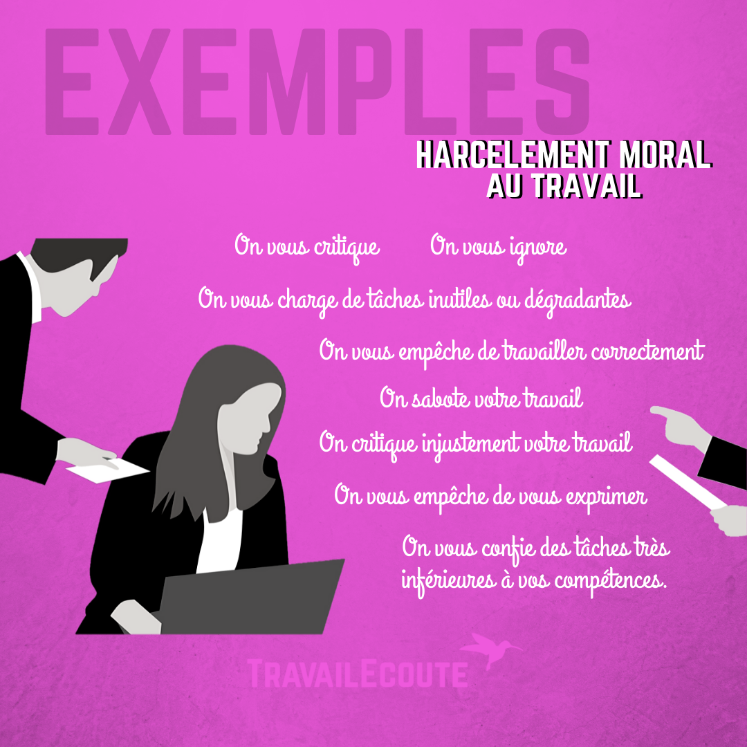 Harcèlement Moral au travail – TravailEcoute